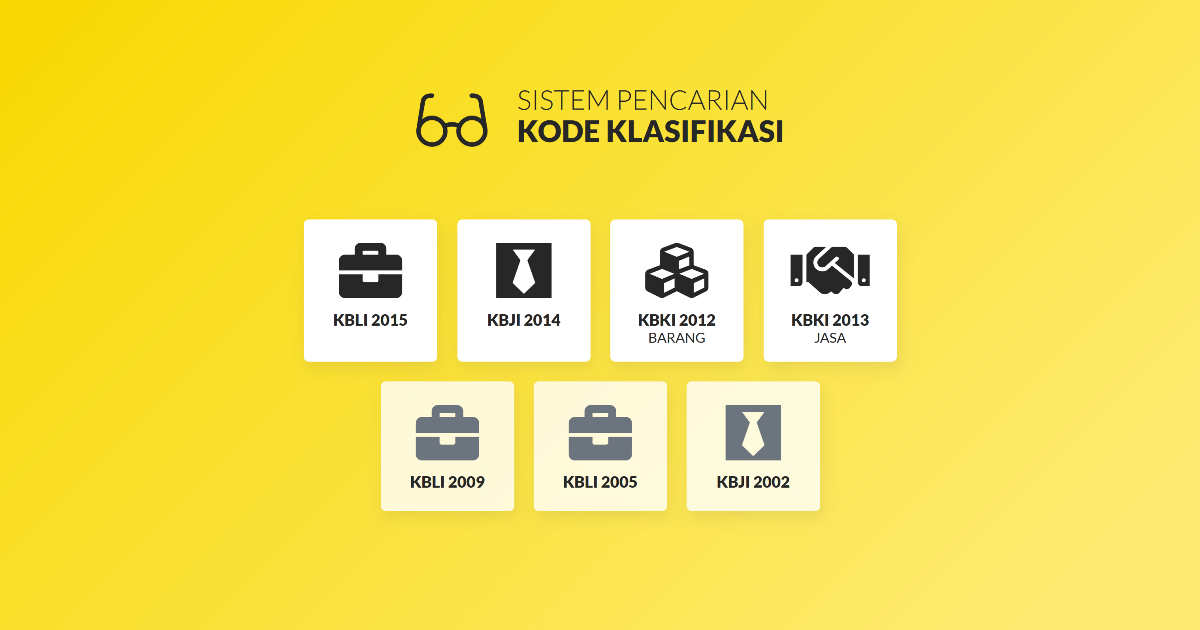 Sistem Pencarian Kode Klasifikasi Unofficial · Cari klasifikasi ...